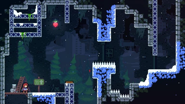 Celeste: How to Obtain Winged Golden Strawberry in 1A - KosGames