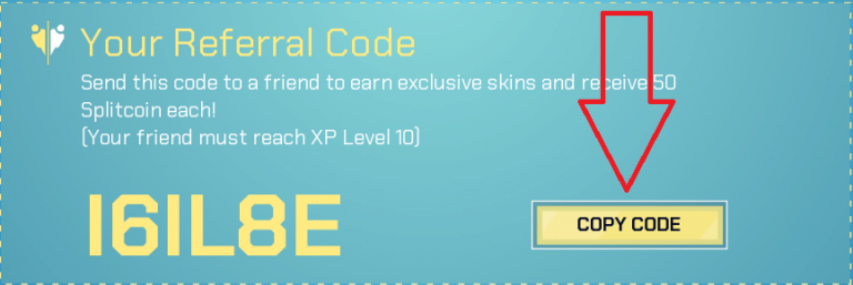 Splitgate: How to Share Your Referral Code - KosGames