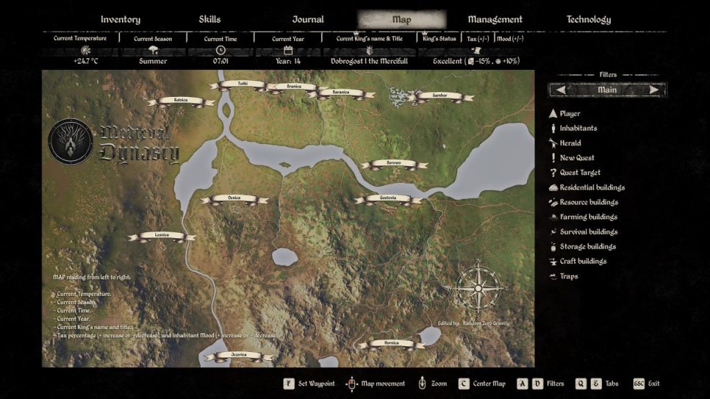 Medieval Dynasty: Map Guide - KosGames