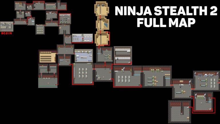 Ninja Stealth 2: Mapa completo (Resolución 8K) - KosGames