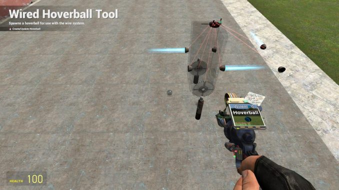 Garry's Mod: Basic Wiremod Hover Ball Air Brake Device - KosGames