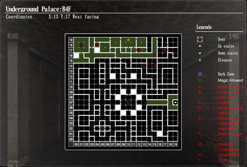 Wizardry The Five Ordeals: Traveler's Property Maps - KosGames