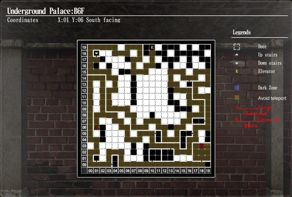 Wizardry The Five Ordeals: Traveler's Property Maps - KosGames