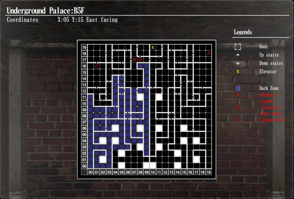 Wizardry The Five Ordeals: Traveler's Property Maps - KosGames