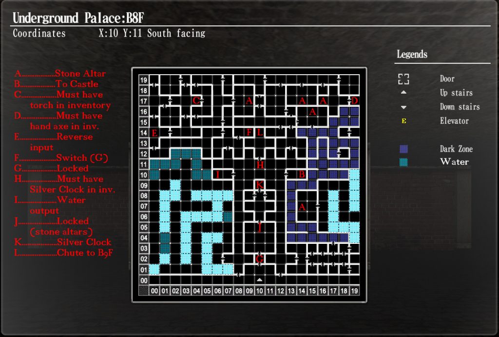 Wizardry The Five Ordeals: Traveler's Property Maps - KosGames