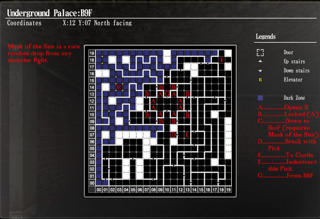 Wizardry The Five Ordeals: Traveler's Property Maps - KosGames