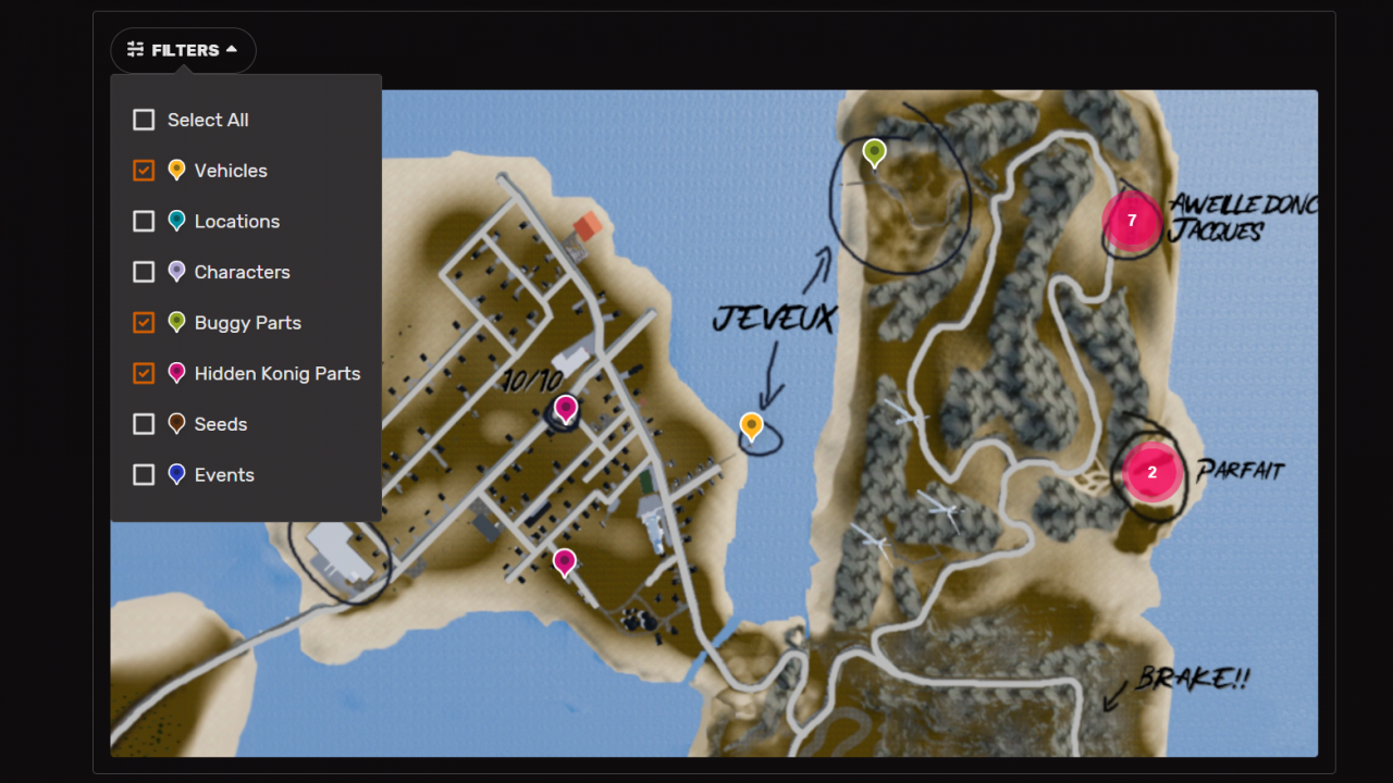 Mon Bazou Interactive Map KosGames Mon Bazou Interactive Map KosGames