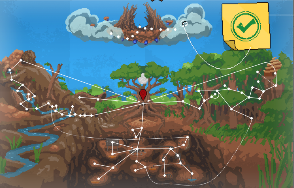 Webbed: 100% Map & Paths - KosGames