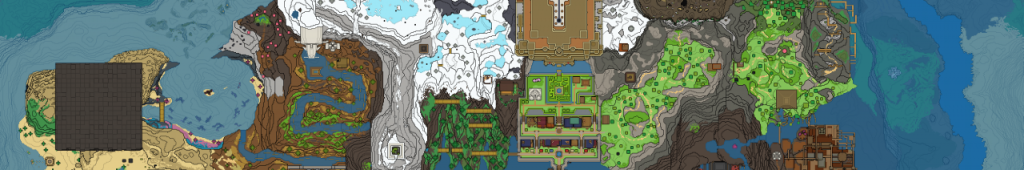 Crystal Project: Overworld & Caves Map - KosGames
