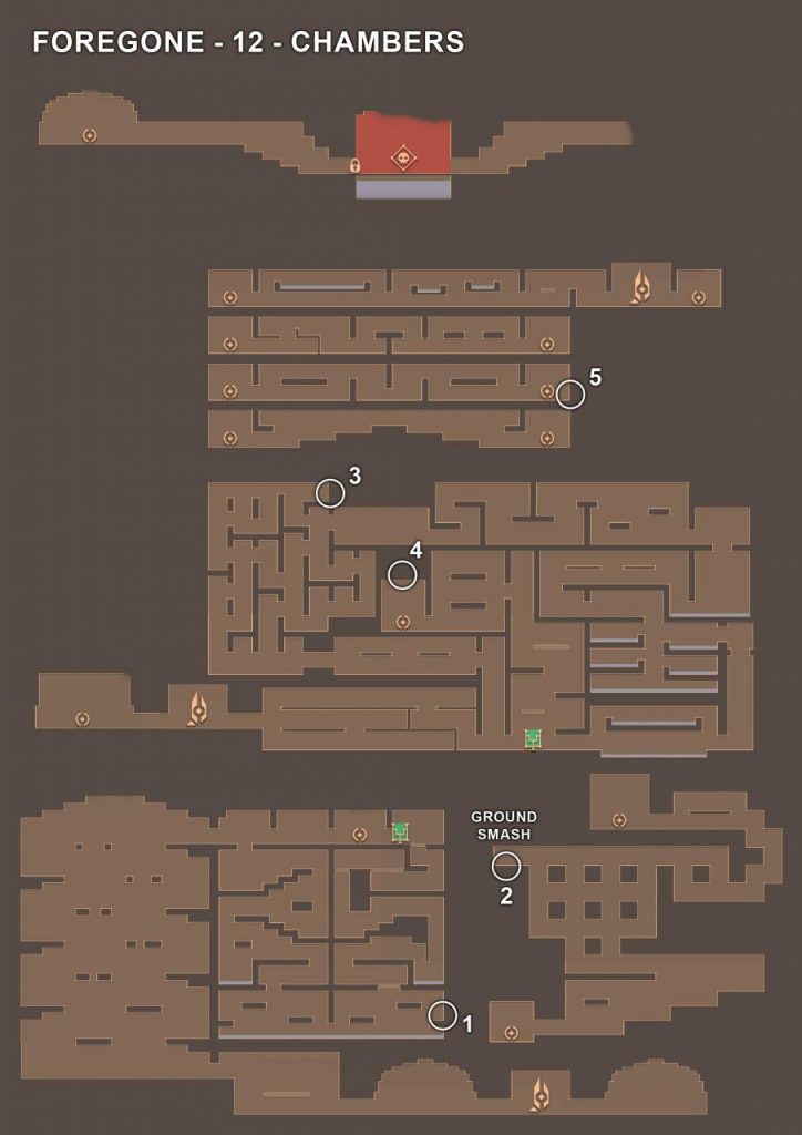 Foregone: All Secrets with Maps - KosGames