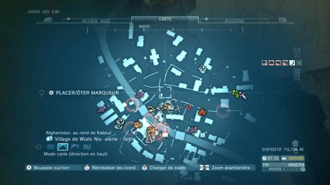 METAL GEAR SOLID V THE PHANTOM PAIN: Maps (Communication & Containers ...