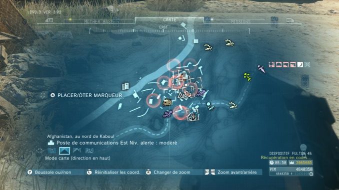 METAL GEAR SOLID V THE PHANTOM PAIN: Maps (Communication & Containers ...