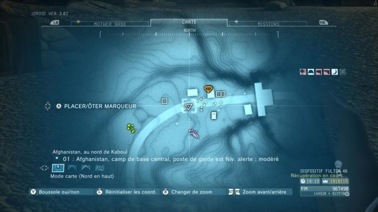 METAL GEAR SOLID V THE PHANTOM PAIN: Maps (Communication & Containers ...