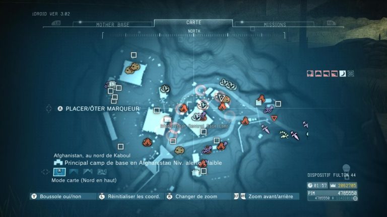 METAL GEAR SOLID V THE PHANTOM PAIN: Maps (Communication & Containers ...