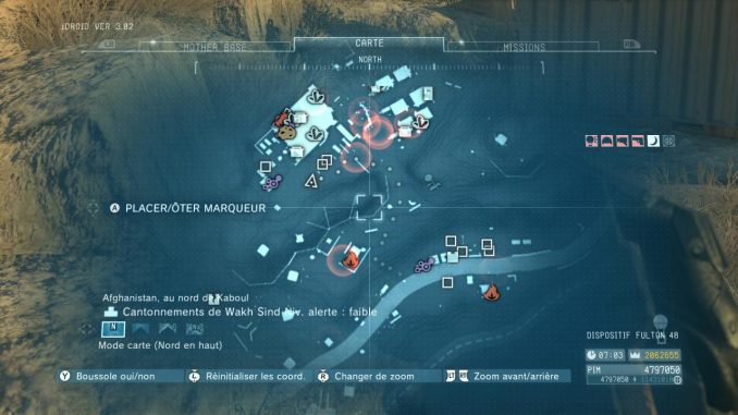 METAL GEAR SOLID V THE PHANTOM PAIN: Maps (Communication & Containers ...