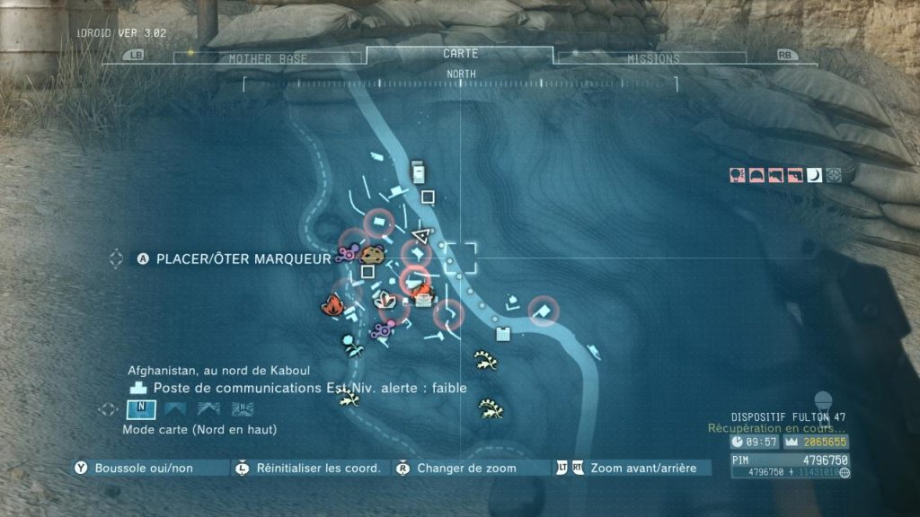 METAL GEAR SOLID V THE PHANTOM PAIN: Maps (Communication & Containers ...