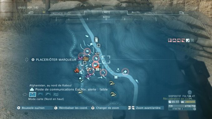 METAL GEAR SOLID V THE PHANTOM PAIN: Maps (Communication & Containers ...