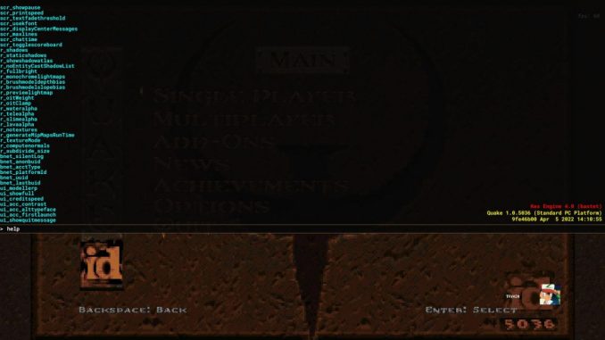Quake Remastered: Useful Console Commands 2022 - KosGames