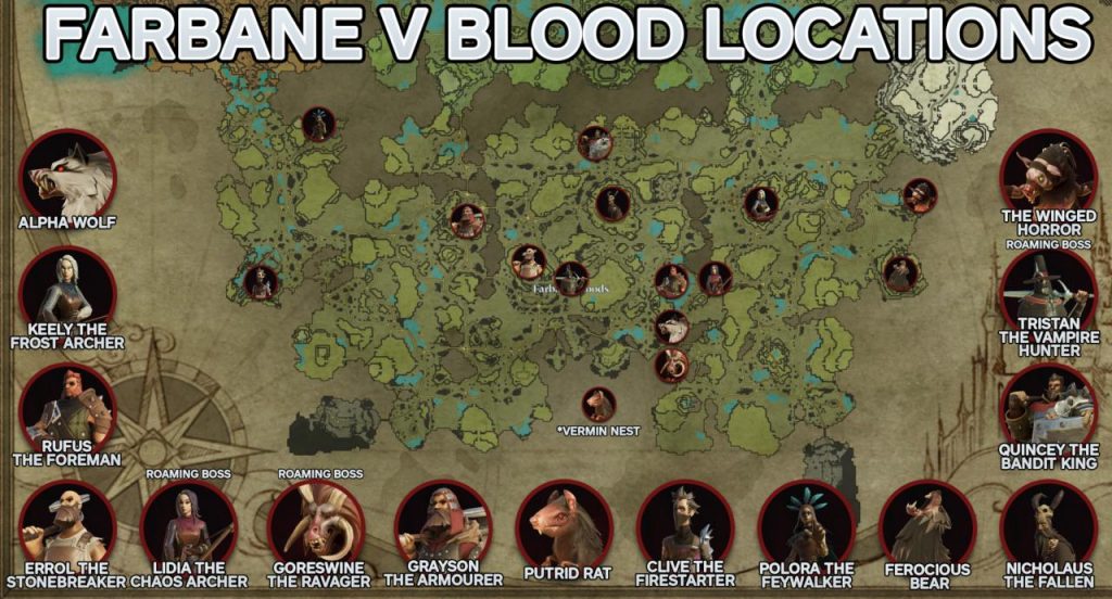 V Rising: All Blood Boss Locations - KosGames