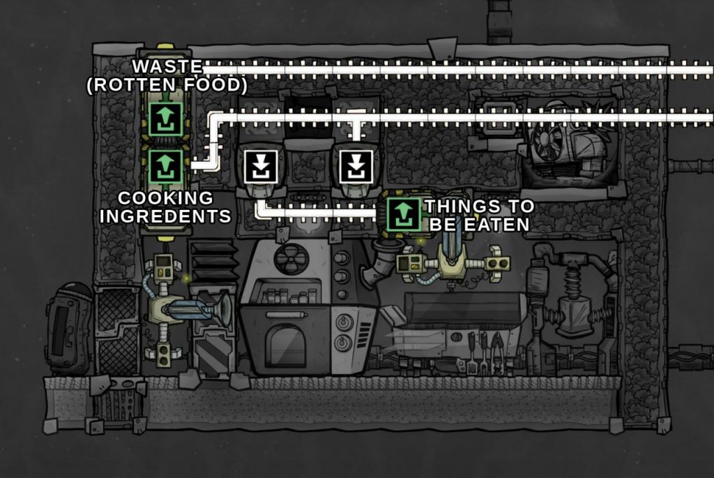 Oxygen Not Included: Automatic Kitchen with Freezer - KosGames