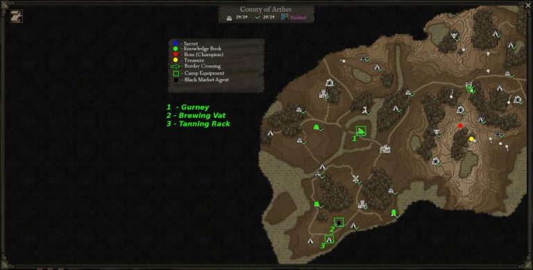 Wartales: 100% Map Guide (v1.18519) with Annotations - KosGames Wartales: 100% Map Guide (v1.18519) with Annotations - KosGames