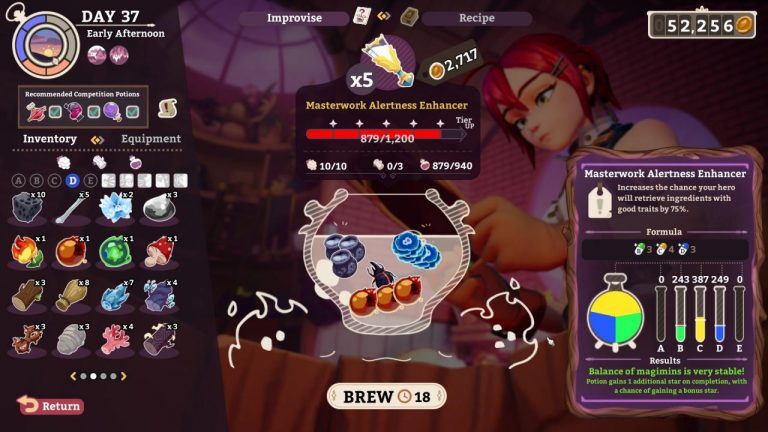 Potionomics: All Masterwork 5 Star Potions (Recipes) - KosGames