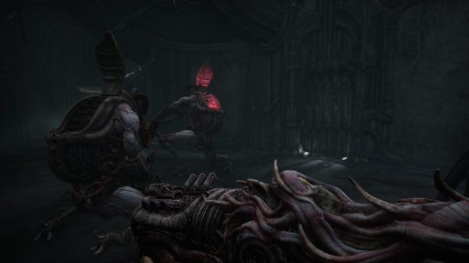 Scorn: How to defeat the Fetus Launcher (Grenade Launcher Boss) - KosGames