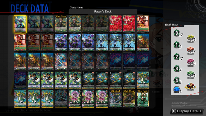 Cardfight!! Vanguard Dear Days: General Guide (Fighter Customization & Deck Customization ...