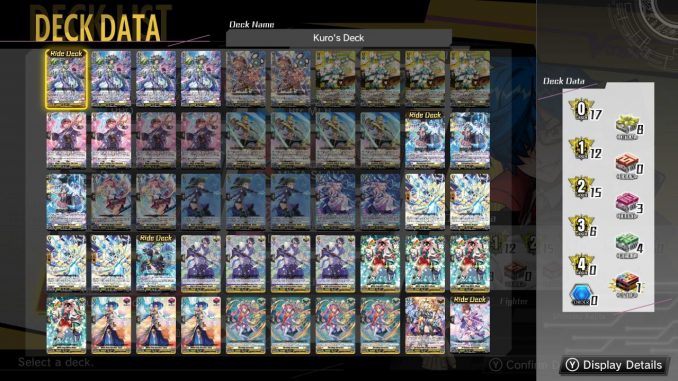 Cardfight!! Vanguard Dear Days: General Guide (Fighter Customization & Deck Customization ...