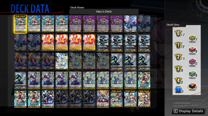 Cardfight!! Vanguard Dear Days: General Guide (Fighter Customization & Deck Customization ...