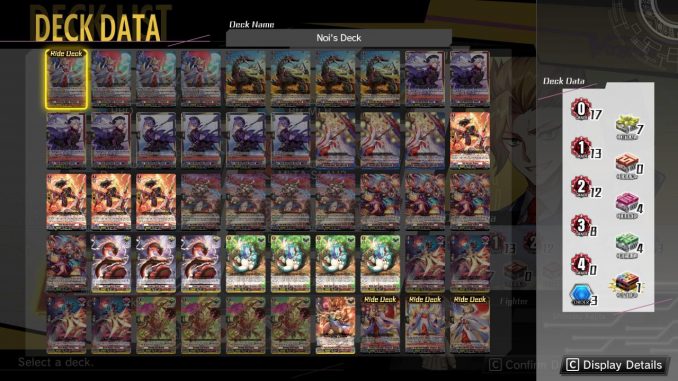 Cardfight!! Vanguard Dear Days: General Guide (Fighter Customization & Deck Customization ...