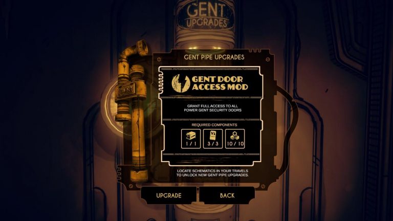 Bendy and the Dark Revival: All Gent Pipe Upgrades Locations - KosGames