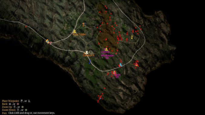 Choo-Choo Charles: Full Map (All Scrap Parts, Paint Cans and etc ...