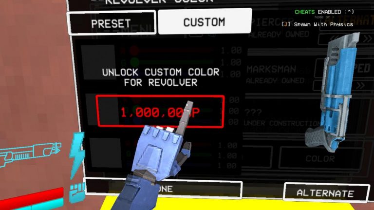 ULTRAKILL: V1 Color Palette for Weapons - KosGames