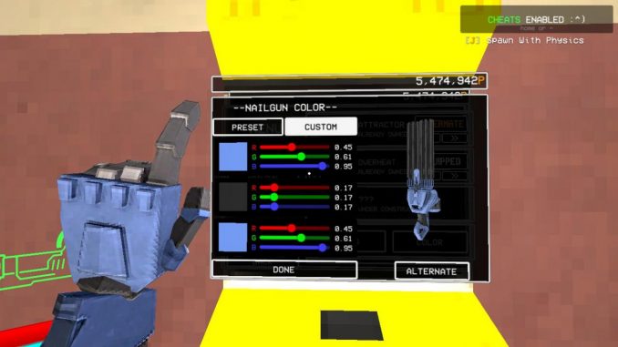 ULTRAKILL: V1 Color Palette for Weapons - KosGames