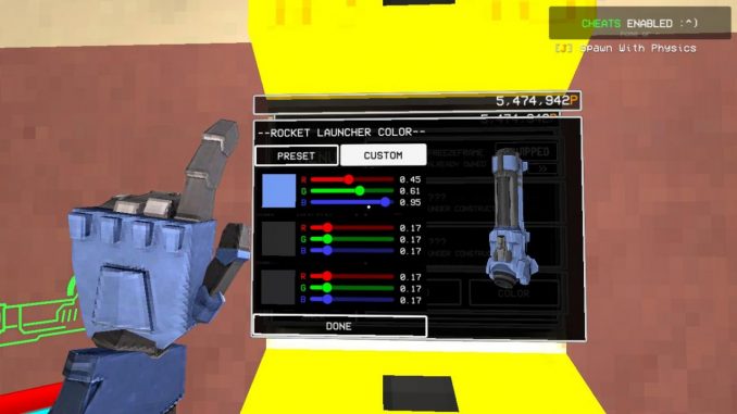 ULTRAKILL: V1 Color Palette for Weapons - KosGames