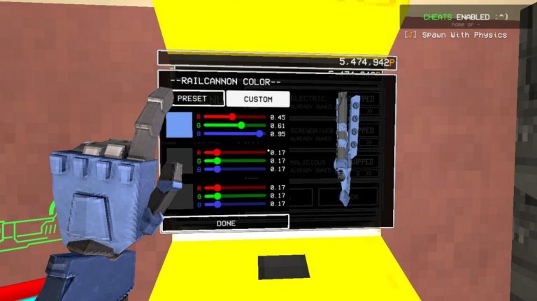 ULTRAKILL: V1 Color Palette for Weapons - KosGames