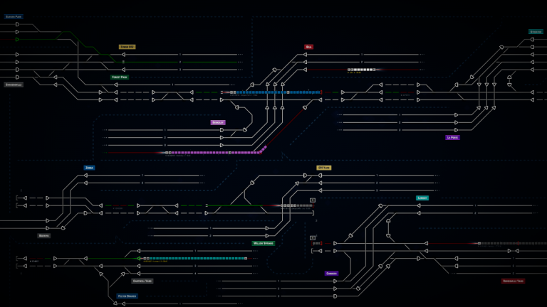 Bahnstrecke: Cantwell Belt Railway Map Guide - KosGames