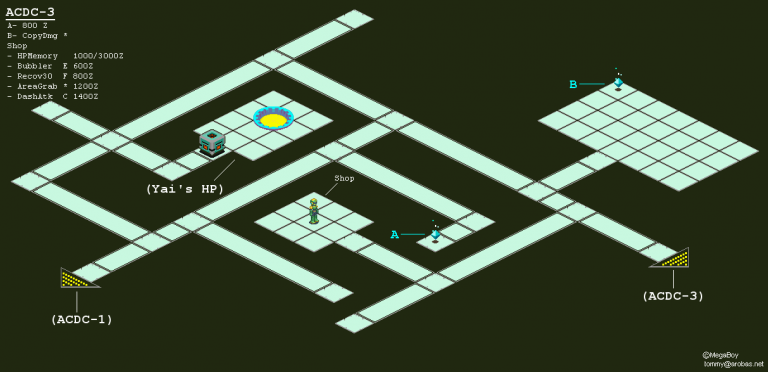 Mega Man Battle Network 3: All Maps - KosGames
