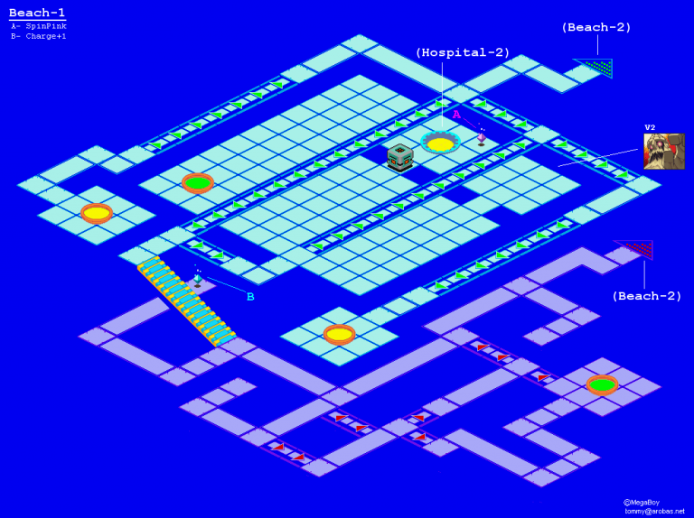Mega Man Battle Network 3: All Maps - KosGames