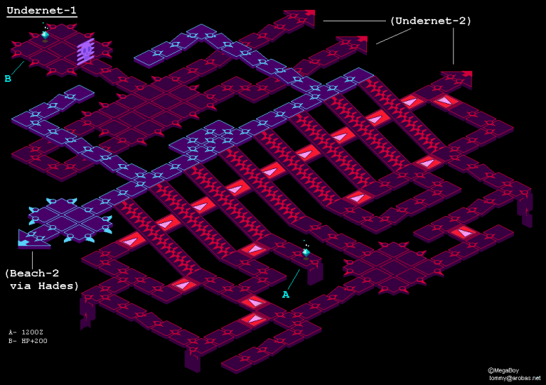 Mega Man Battle Network 3: All Maps - KosGames