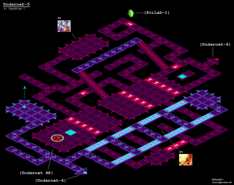 Mega Man Battle Network 3: All Maps - KosGames