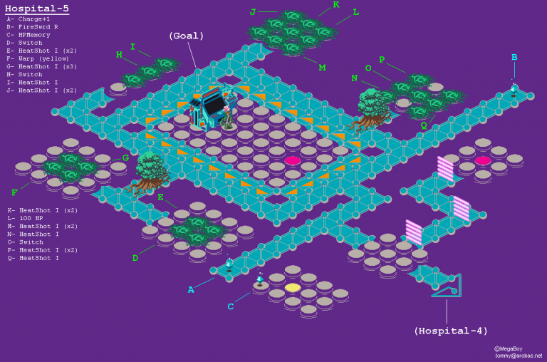Mega Man Battle Network 3: All Maps - KosGames
