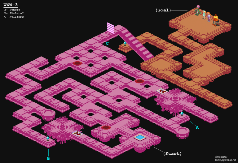 Mega Man Battle Network 3: All Maps - KosGames