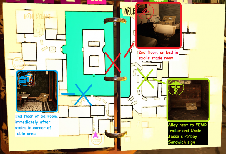 The Walking Dead Saints & Sinners: Chapter 2 Map Cache Spawn Locations ...