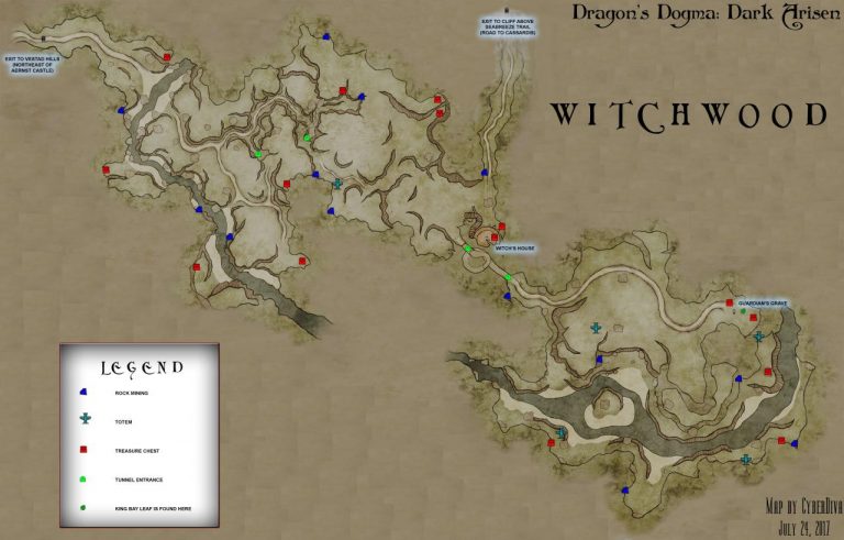 Dragon's Dogma: Dark Arisen - Witchwood Map - KosGames