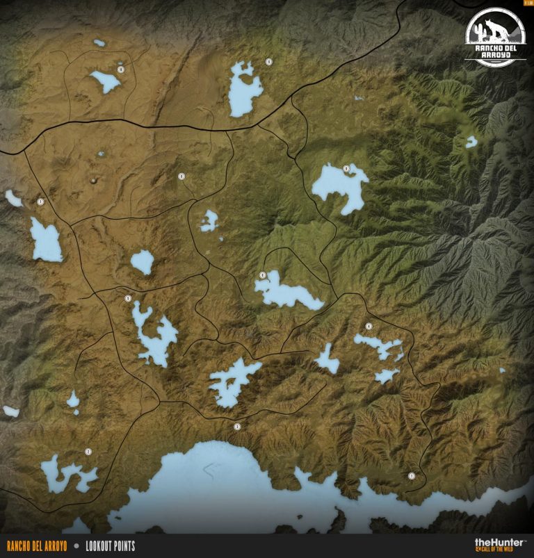 theHunter: Call of the Wild - All Secret Locations in Rancho del Arroyo ...