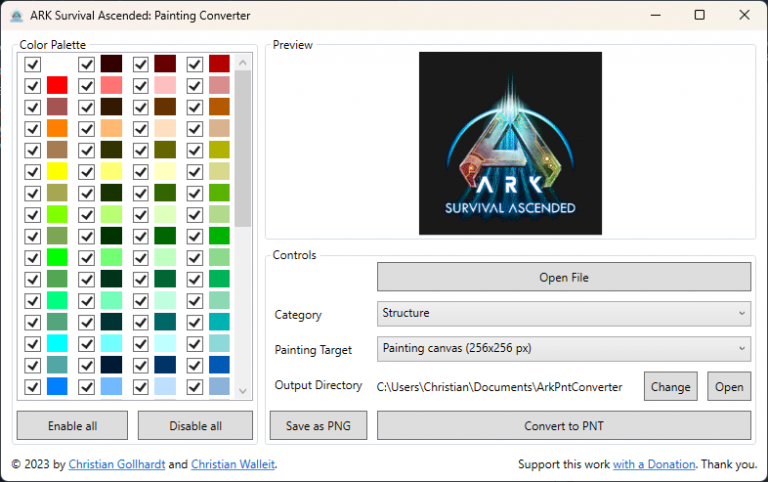 ARK: Survival Ascended - Painting Converter (PNT) - KosGames