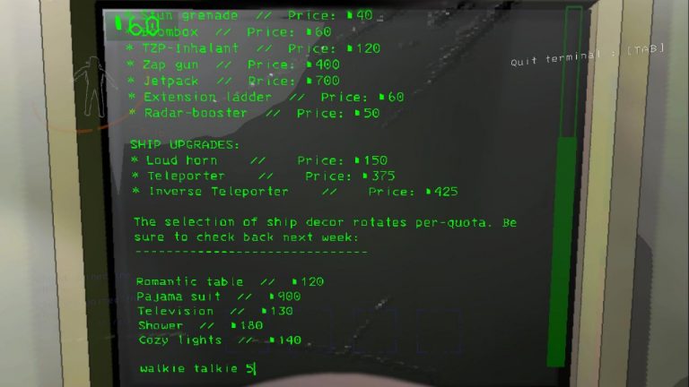 Lethal Company: All New Terminal Commands - KosGames Lethal Company: All New Terminal Commands - KosGames