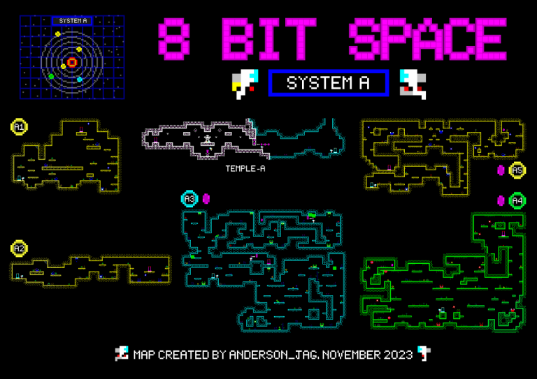 8 Bit Space: All Maps - KosGames